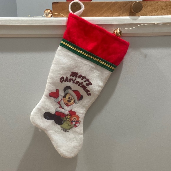 Disney | Holiday | Vintage Walt Disney Productions Mickey Mouse Santa ...